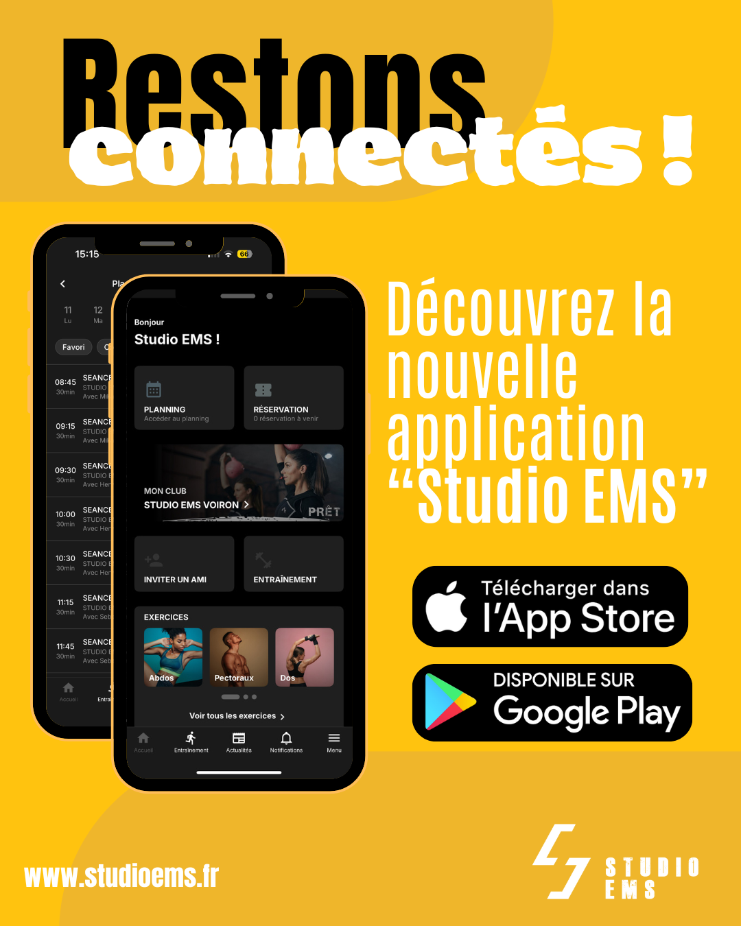 Studio EMS – Simplifier la prise de rendez-vous
